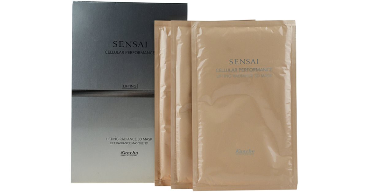 Sensai Cellular Performance Lifting Lifting Radiance 3D Mask 6 pcs ...