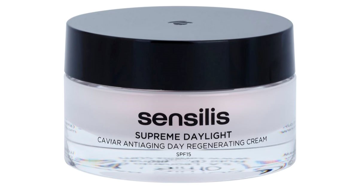 Sensilis Supreme Daylight creme regenerador anti-envelhecimento SPF 15 ...