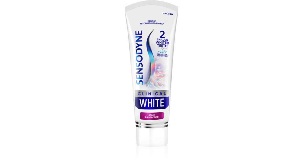 Sensodyne Clinical White Stain Protector whitening toothpaste | notino ...