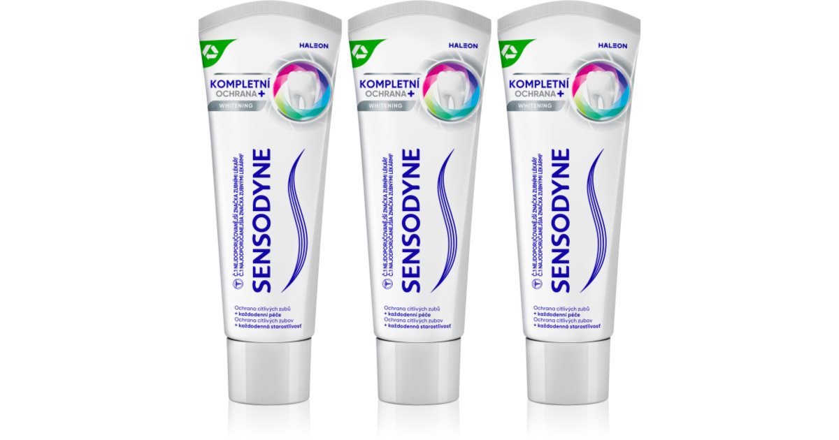 Sensodyne Complete Protection Whitening dentifrice blanchissant | notino.fr