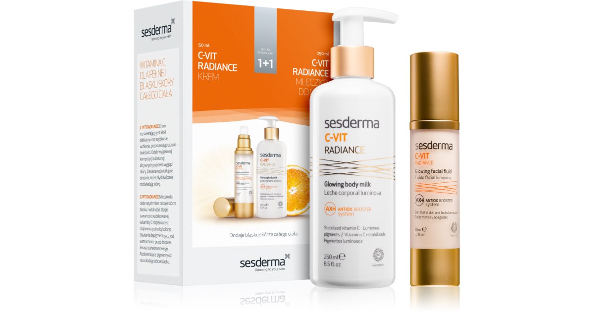 Sesderma C-Vit Radiance set for instant brightening | notino.ie