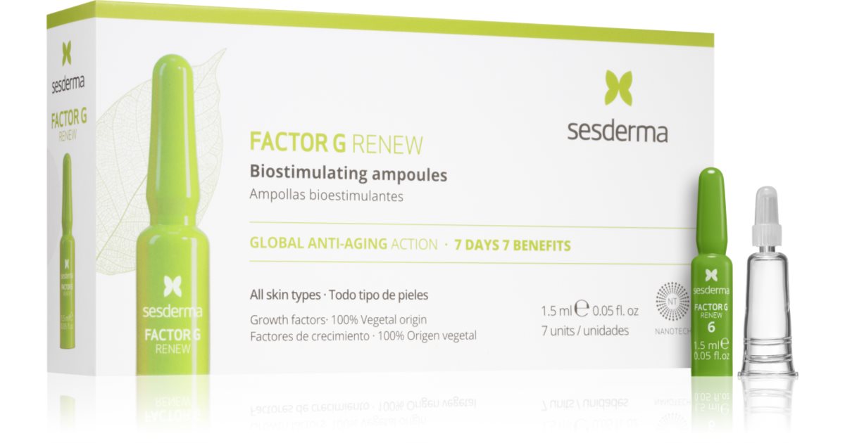 Sesderma Factor G Renew revitalising serum for skin rejuvenation Review ...