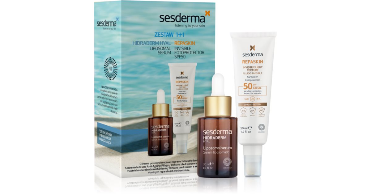 Sesderma Set Hidraderm Hyal + Repaskin gift set | notino.co.uk