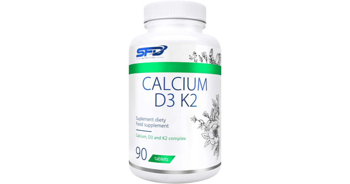 SFD Nutrition Calcium D3 K2 wsparcie prawidłowego stanu kości i zębów