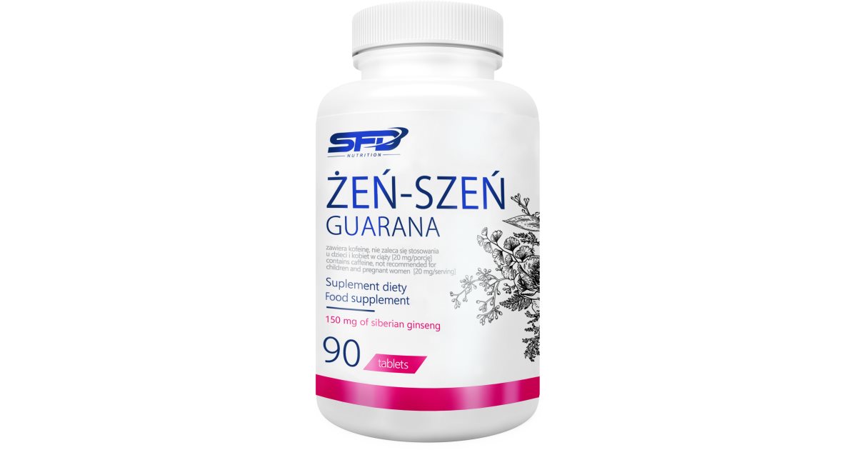 SFD Nutrition Ginseng Guarana podpora koncentrace a duševního výkonu | notino.cz