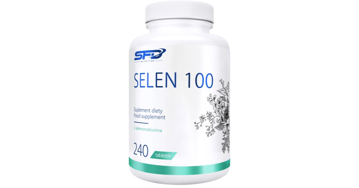 SFD Nutrition Selen 100 tabletki na piękne włosy, skórę i paznokcie