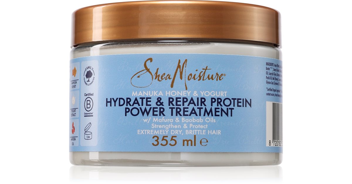 Shea Moisture Manuka Honey & Yogurt Masque hydrating mask for hair ...