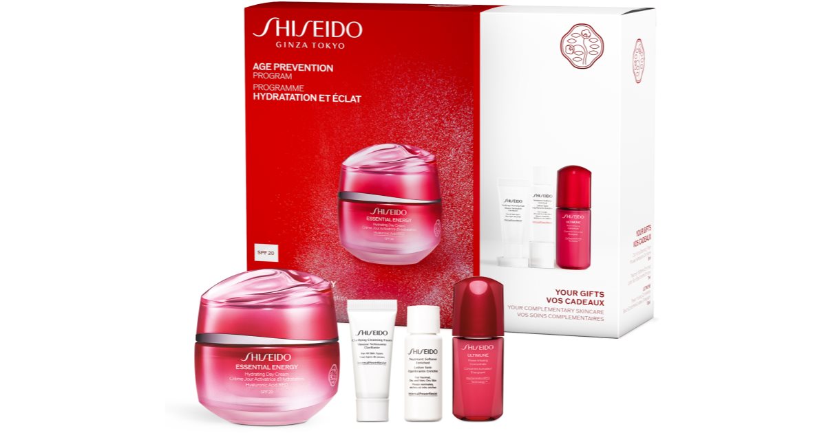 Shiseido Essential Energy Hydrating Day Cream gift set (for the perfect ...