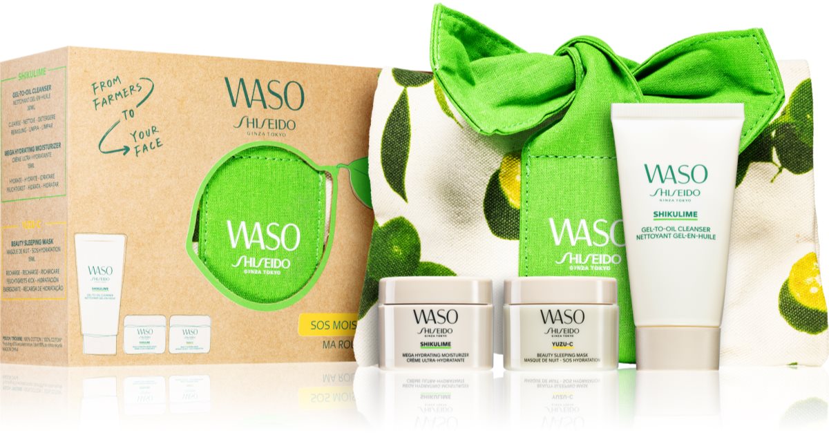 Shiseido Waso Moisture Charge Trio coffret (para hidratação e brilho ...