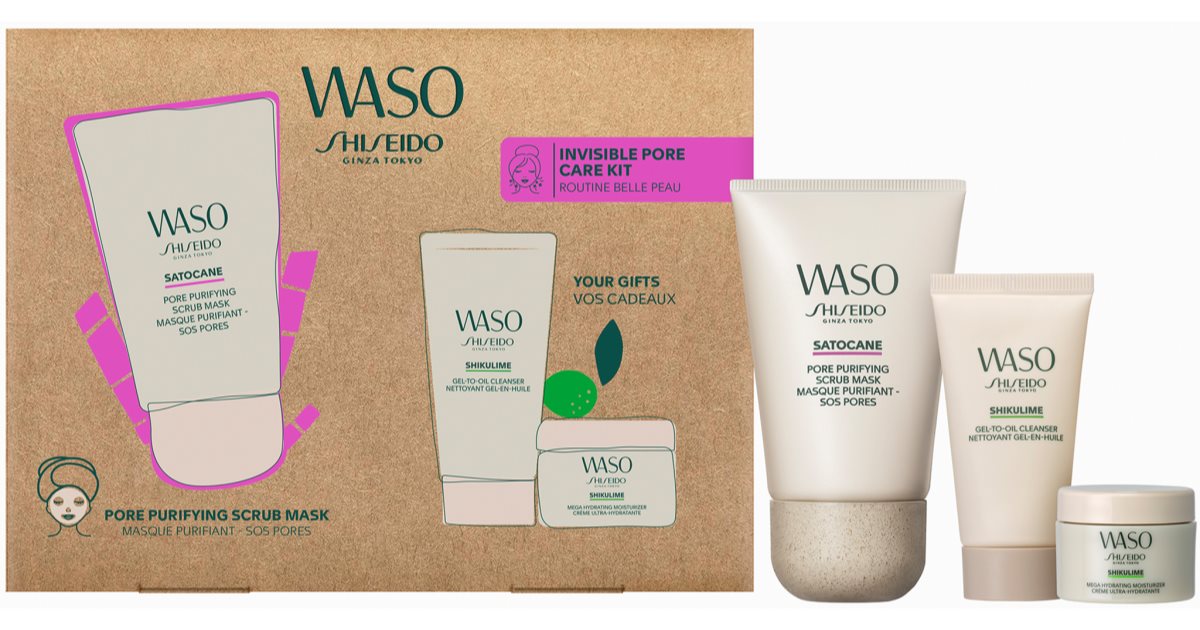 Shiseido Waso gift set for perfect skin cleansing | notino.co.uk