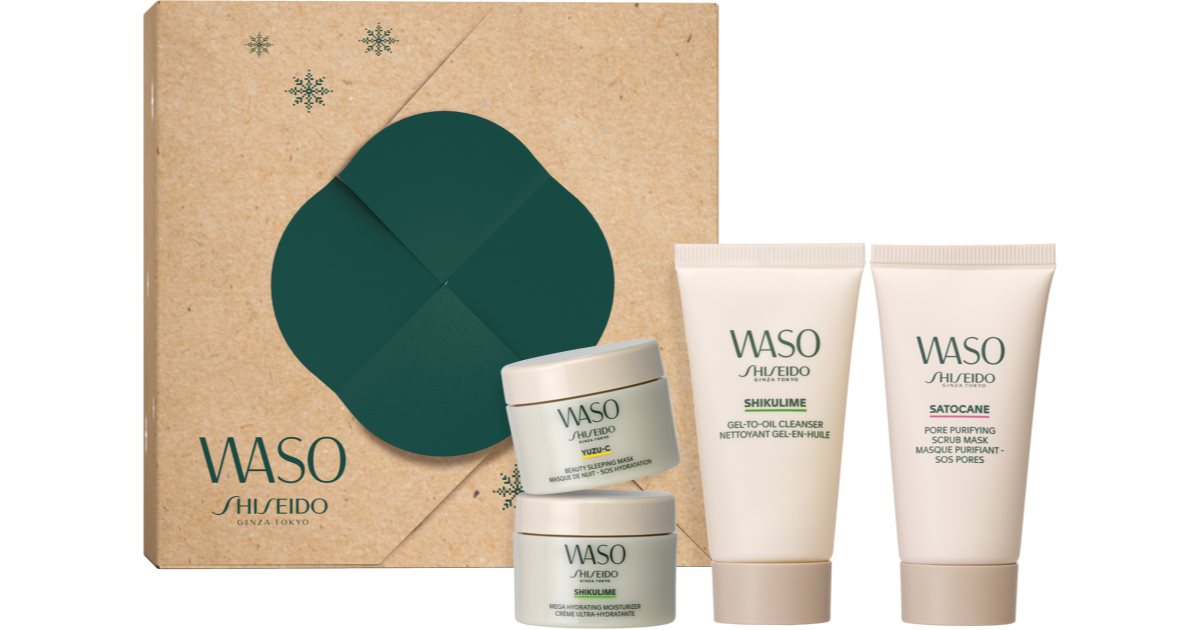 Shiseido Waso Essentials Kit gift set (for radiant-looking skin ...
