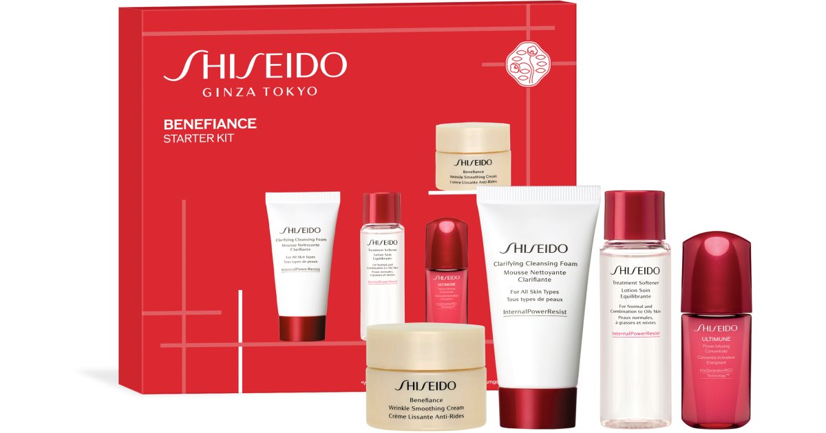 Shiseido Benefiance Starter Kit gift set (for mature skin) for women ...
