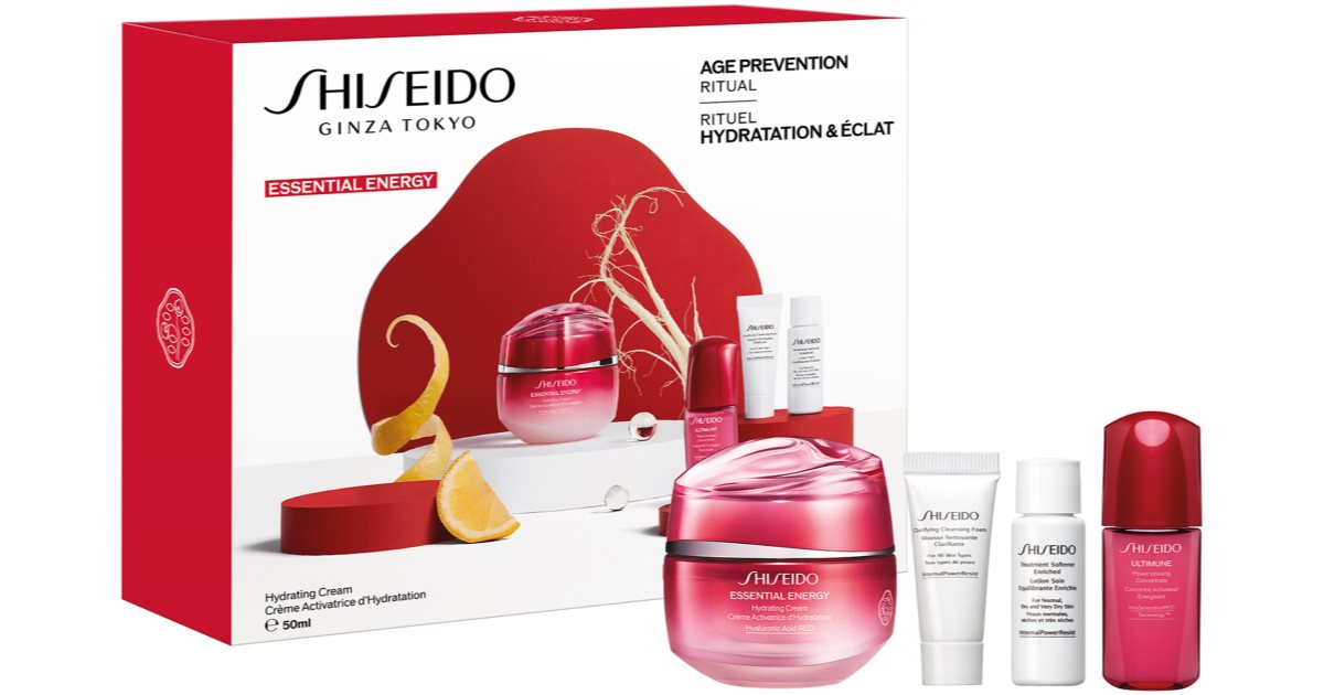 Shiseido Essential Energy Hydrating Cream Value Set Gift Set for ...