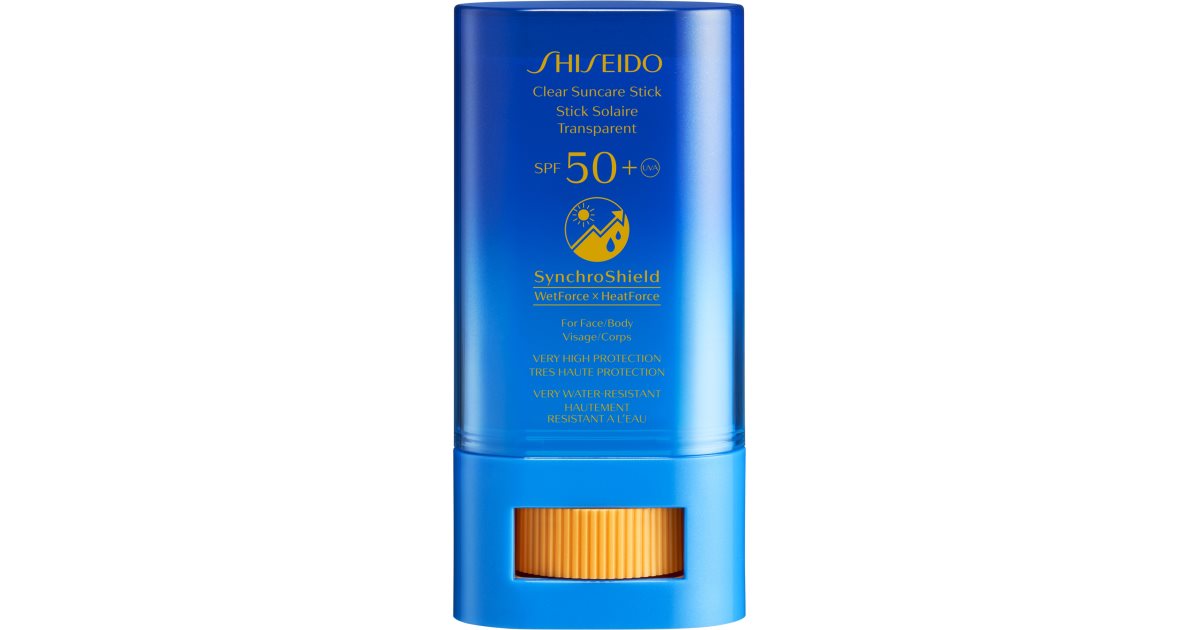 Shiseido Sun Care Clear Stick UV Protector WetForce Lokalpflege gegen ...