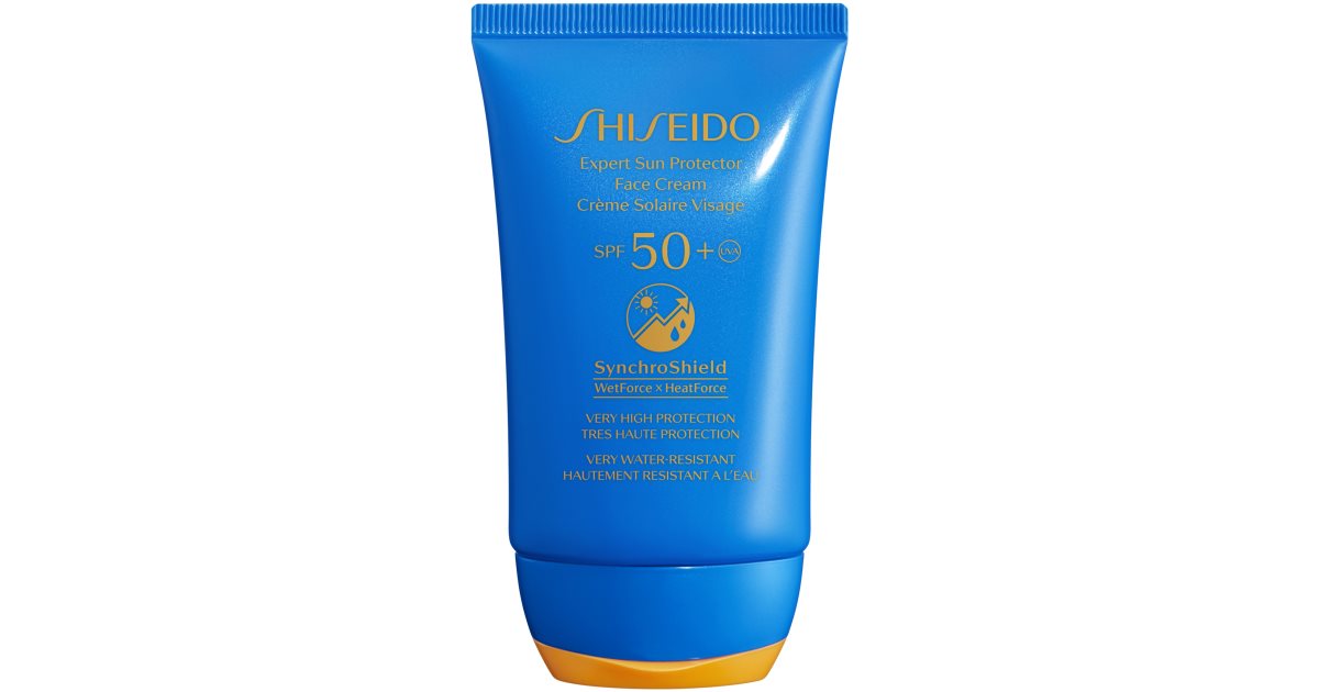 Shiseido waterproof face sunscreen SPF 50+ | notino.co.uk