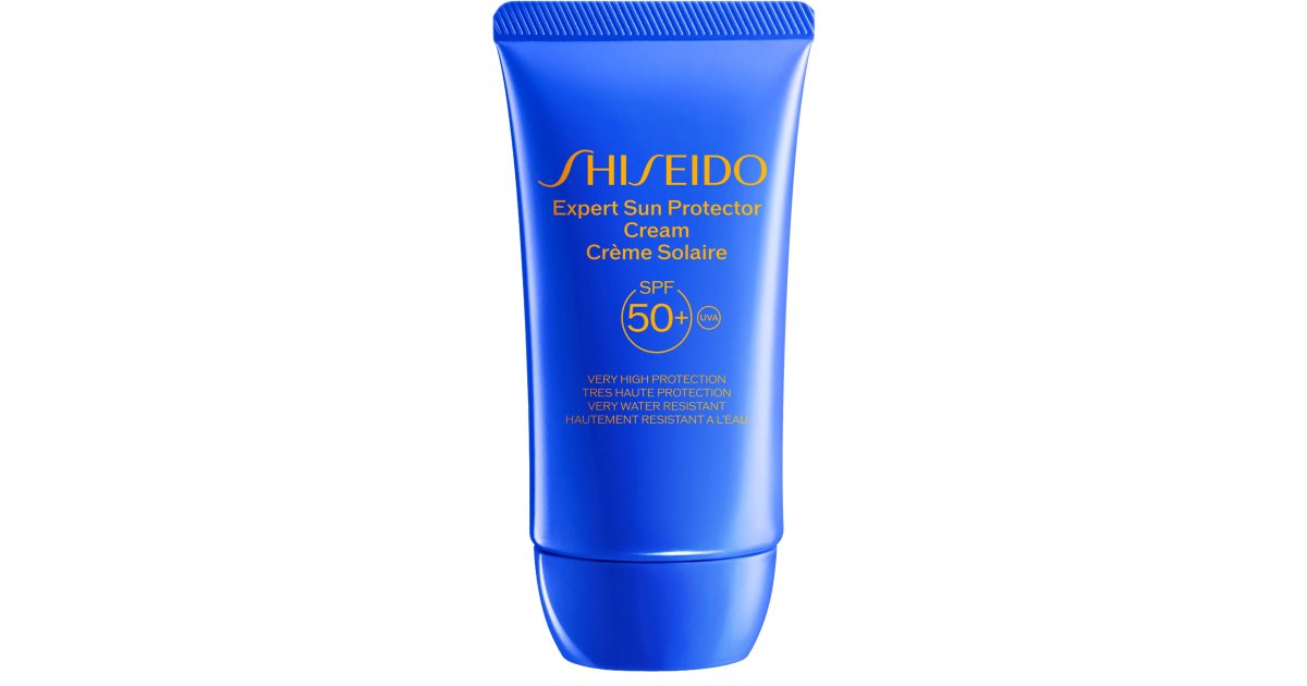 Shiseido Expert Sun Protector Cream SPF 50+ waterproof face sunscreen ...