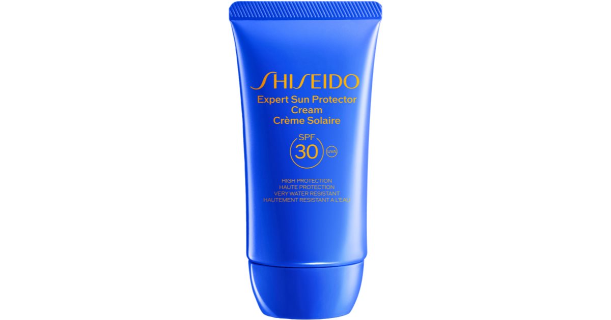 Shiseido Expert Sun Protector Cream SPF 30 waterproof face sunscreen ...