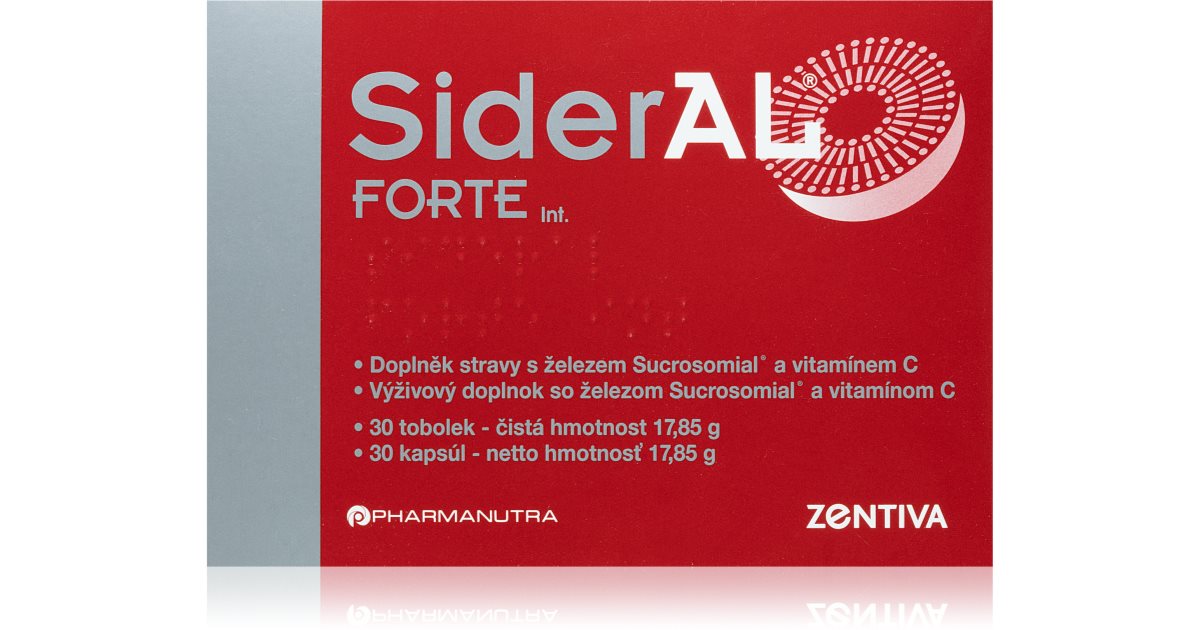 SiderAL Forte doplněk stravy pro podporu krvetvorby | notino.cz SiderAL Forte doplněk stravy pro podporu krvetvorby | notino.cz