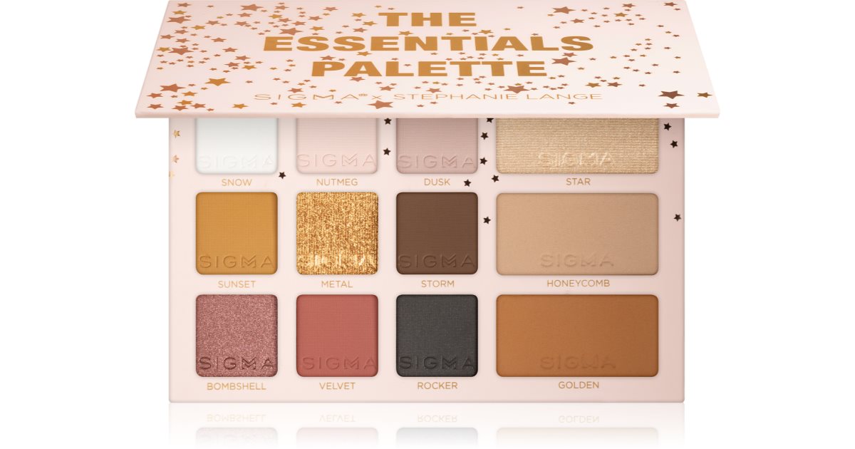 Sigma Beauty The Essentials Palette paleta senčil za oči z bronzerjem ...