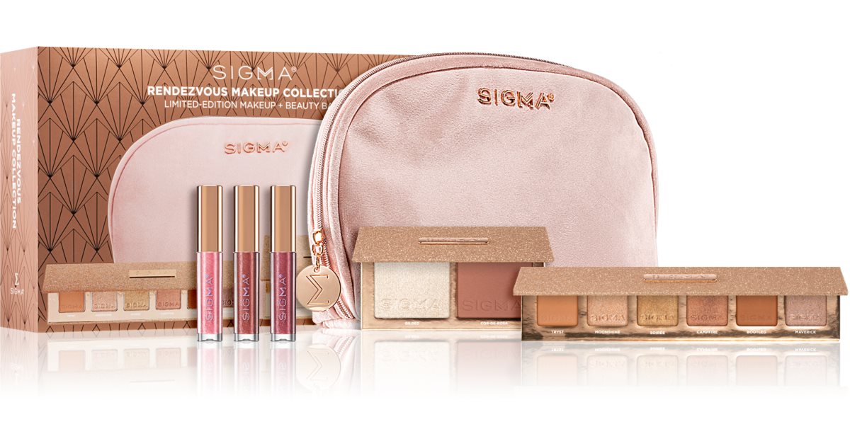Sigma Beauty Rendezvous Makeup Collection set (for Lips and Cheeks) for ...
