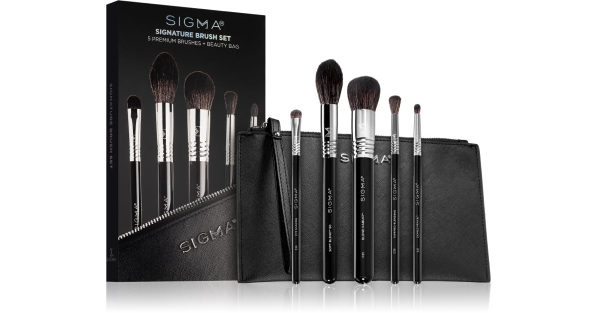 Sigma Beauty Brush Set Signature Penselen set met etui | notino.nl