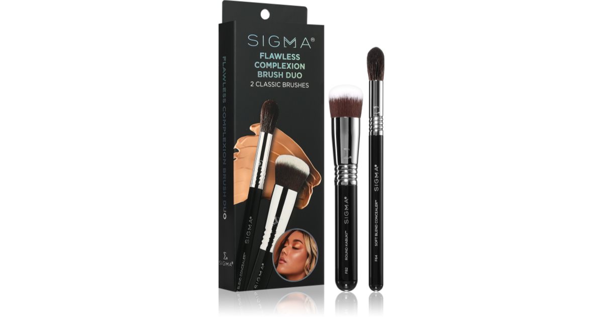 Sigma Beauty Brush Duo Flawless Complexion Brush Set for the perfect look | notino.ie