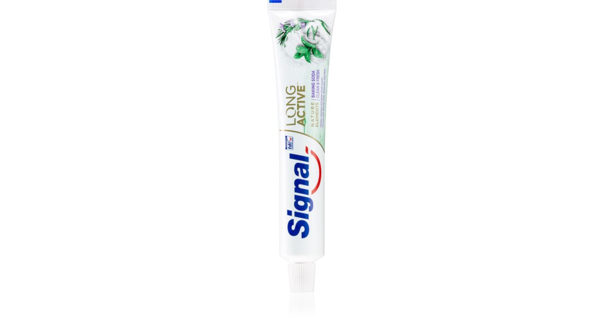 Signal Long Active Natural Elements Toothpaste for Fresh Breath | notino.ie