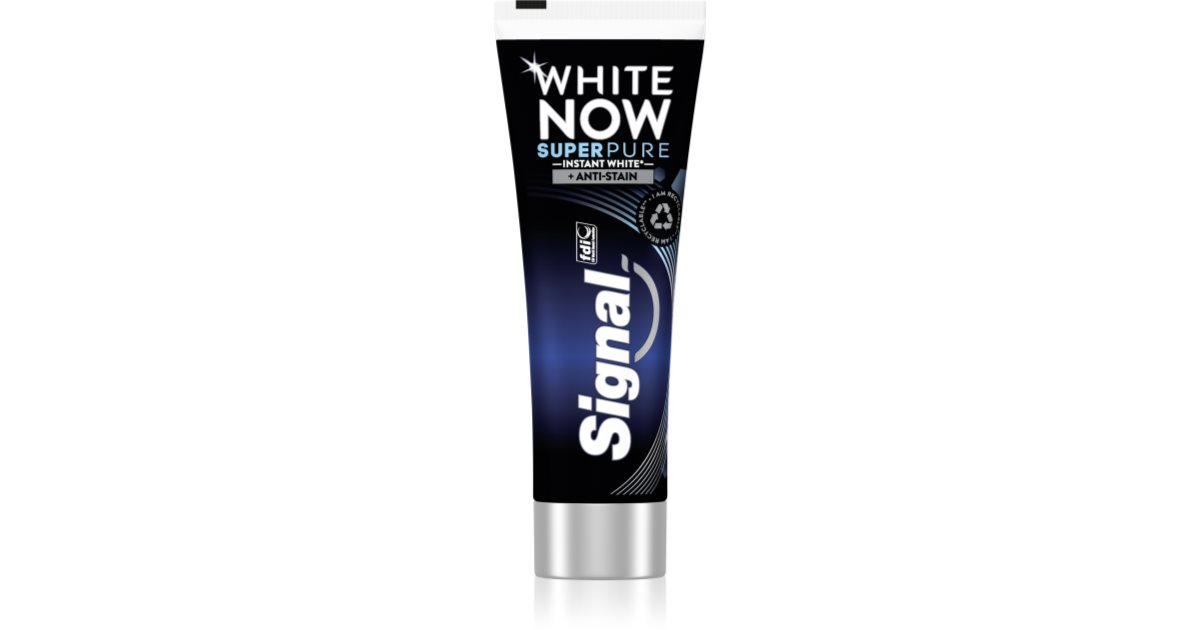 Signal White Now Men Super Pure Toothpaste For Men with whitening ...