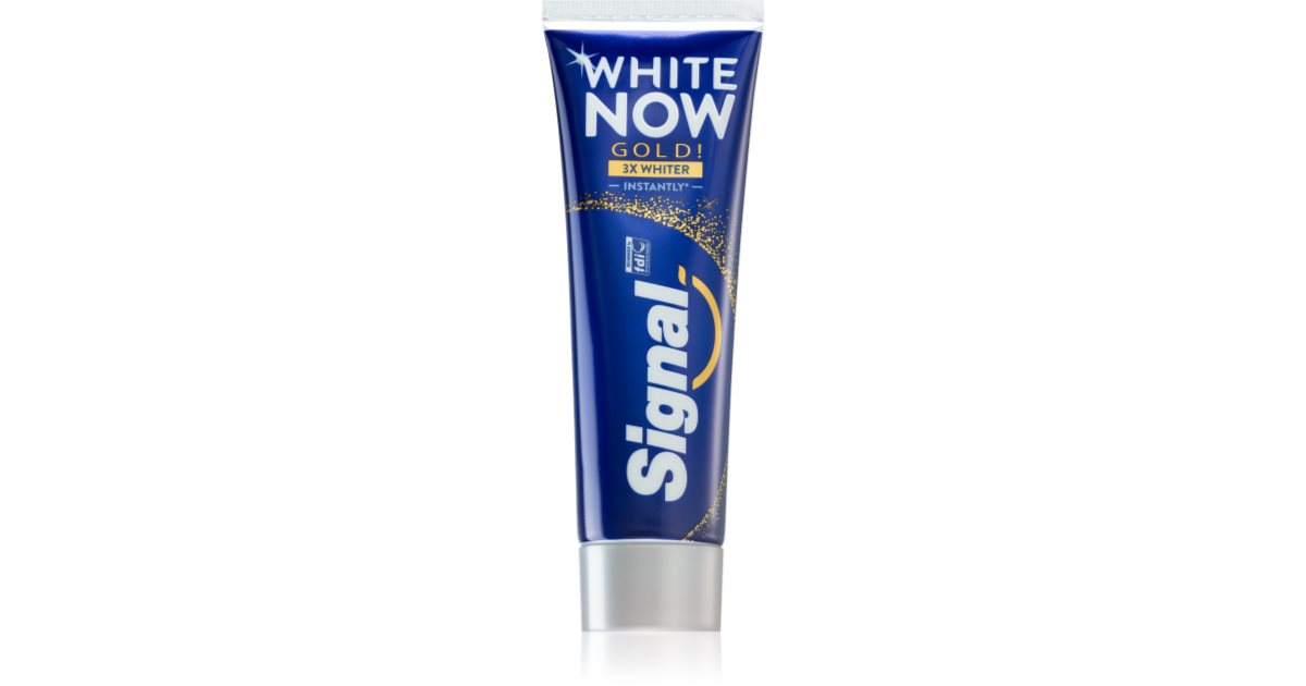 Signal White Now Gold whitening toothpaste | notino.co.uk