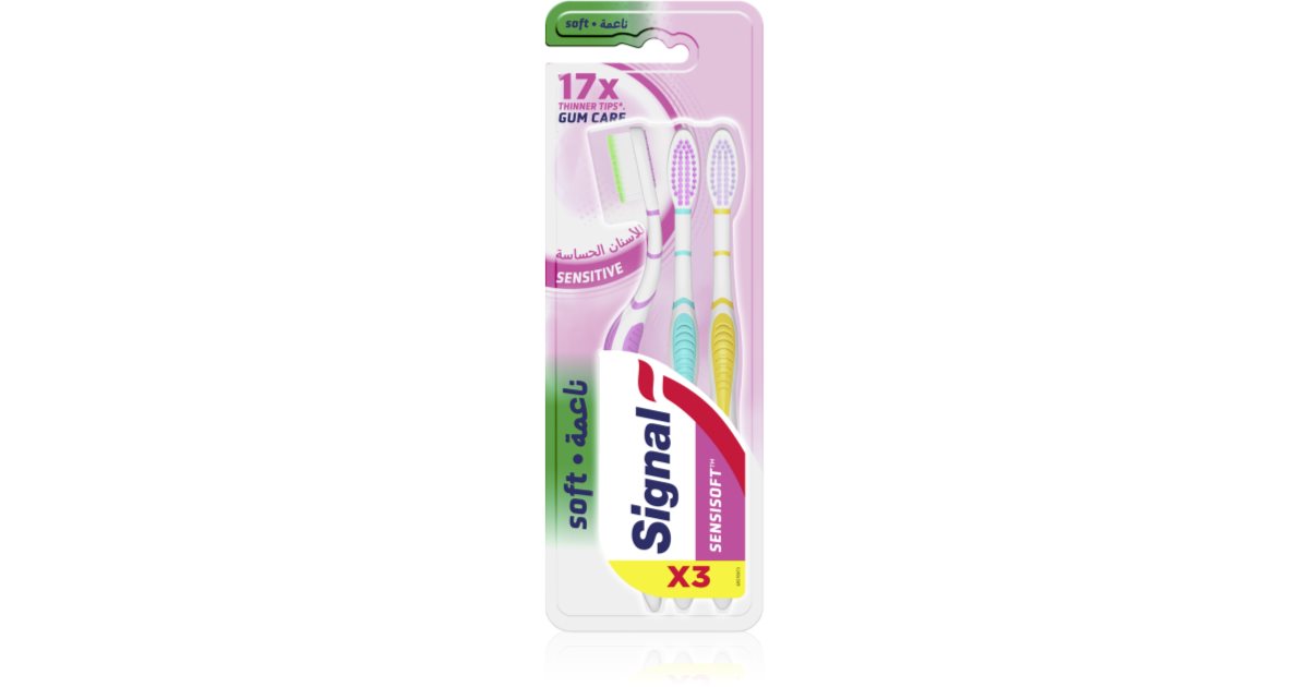 Signal Sensisoft toothbrushes mix (economy pack) | notino.co.uk