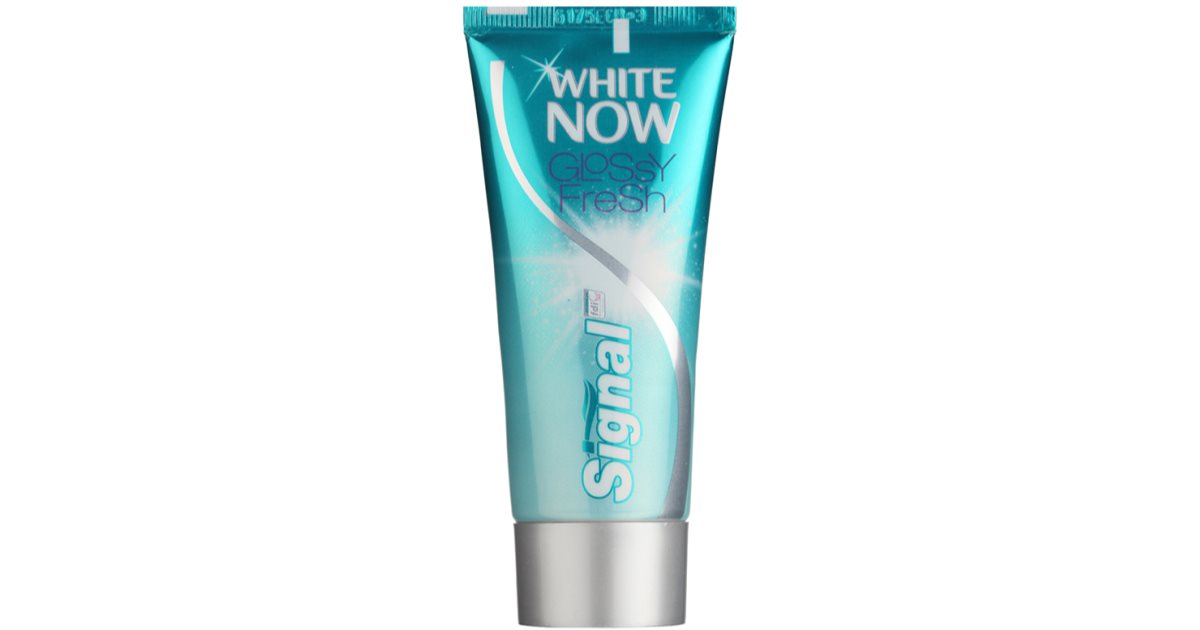 Signal White Now Glossy Fresh Whitening Toothpaste with Immediate ...