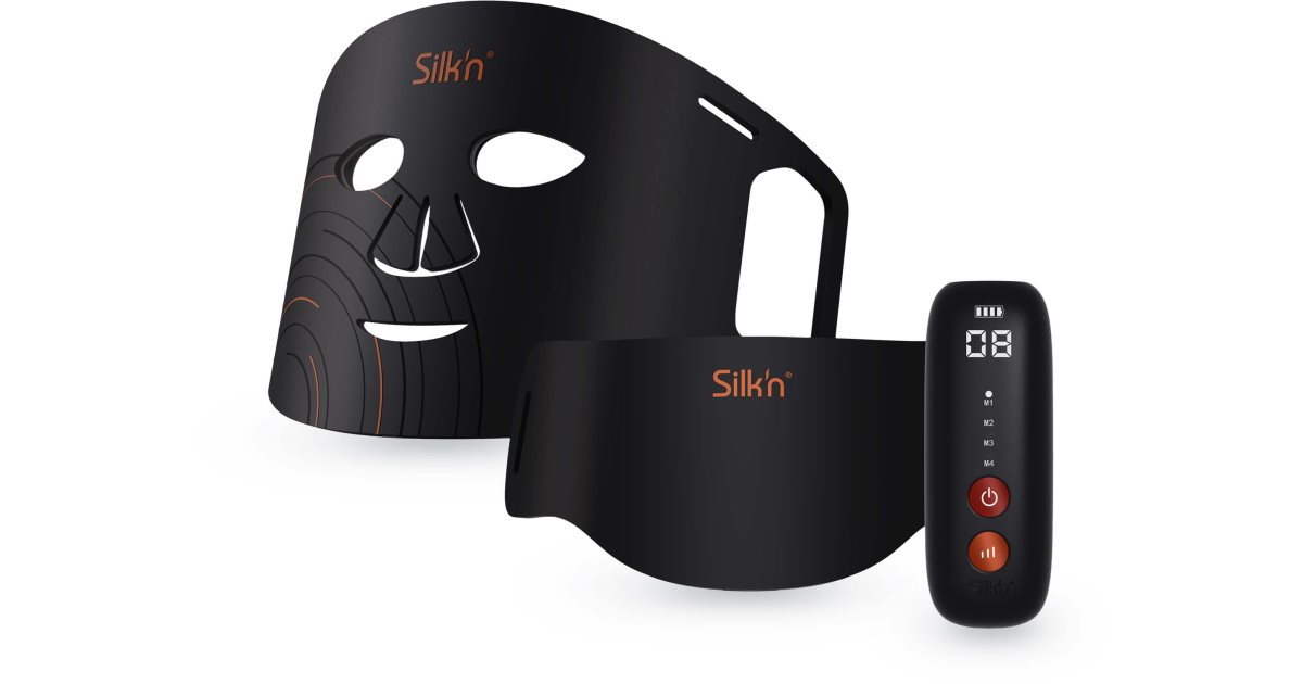 Silk'n Dual LED Set LED treatment mask for face and neck | notino.ie
