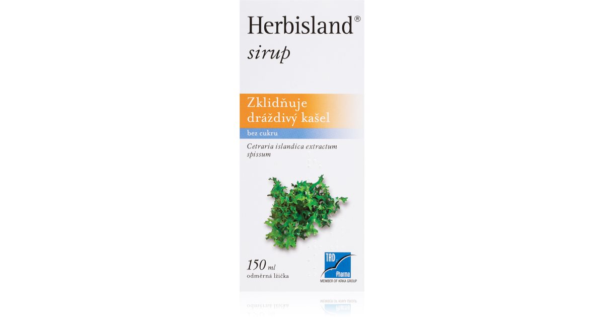 Herbisland Syrup örtsirap för torr och irriterande hosta | notino.se