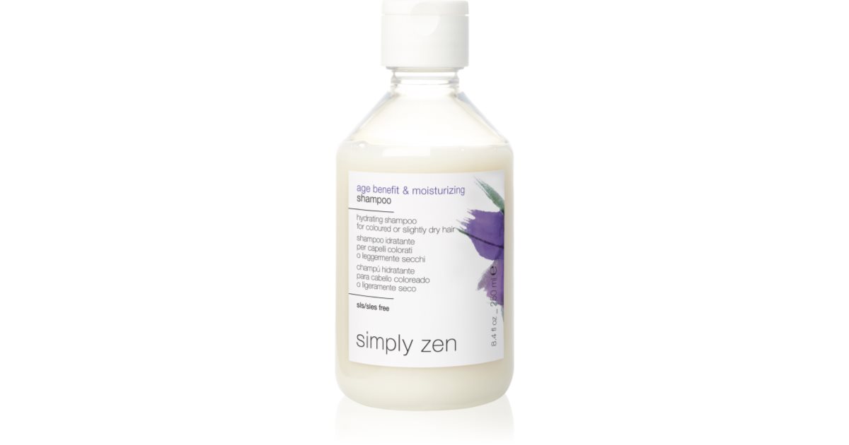 Simply Zen Age Benefit & Moisturizing shampoing hydratant pour cheveux ...
