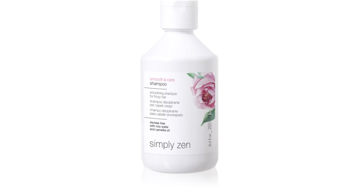 Simply Zen Smooth & Care Shampoo Smoothing Shampoo to treat frizz ...