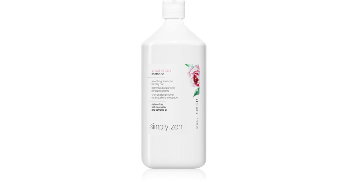 Simply Zen Smooth & Care Shampoo smoothing shampoo to treat frizz ...