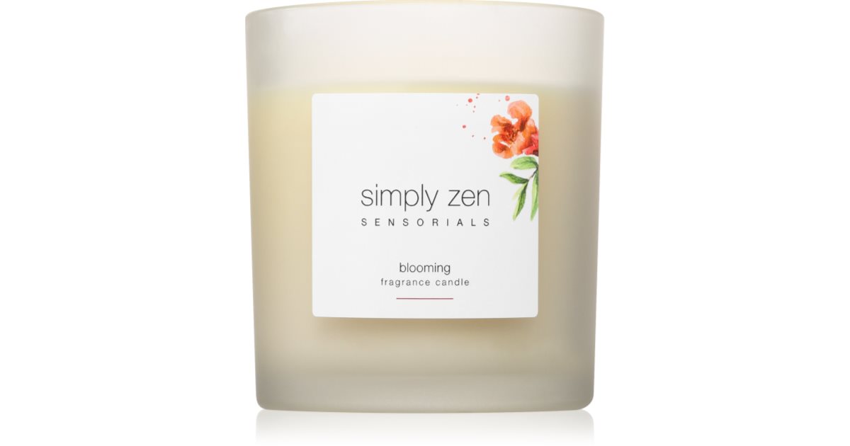 Simply Zen Sensorials Blooming Fragrance Candle | Livrare rapida ...