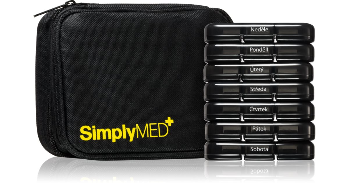 SimplyMED Dávkovač léků YHW002 Travel Max týdenní dávkovač léků | notino.cz