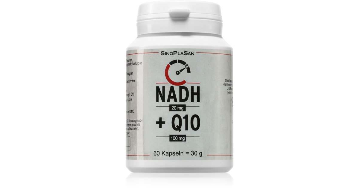 SinoPlaSan NADH 20 mg + Q10 100 mg Kapseln für Ihr Wohlbefinden | notino.ch