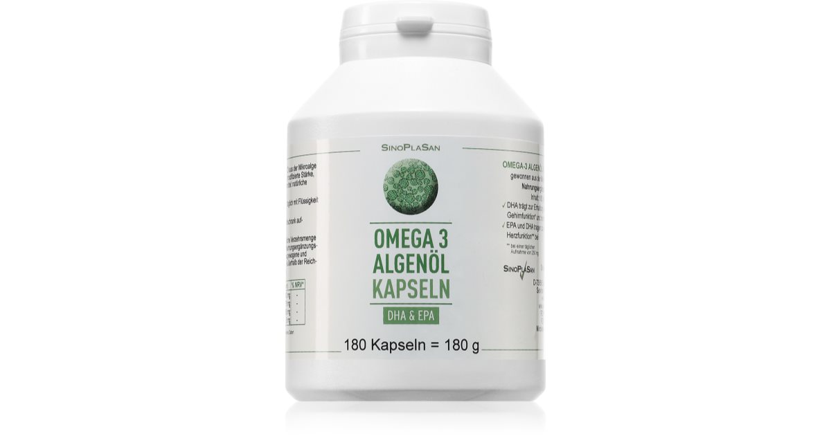 SinoPlaSan Omega-3 Algenöl Kapseln mit essenziellen Fettsäuren | notino.at