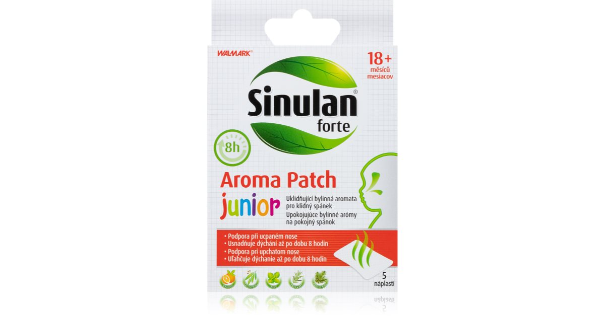 Sinulan Forte Aroma patch junior Kräuterpflaster für ruhigen Schlaf ...