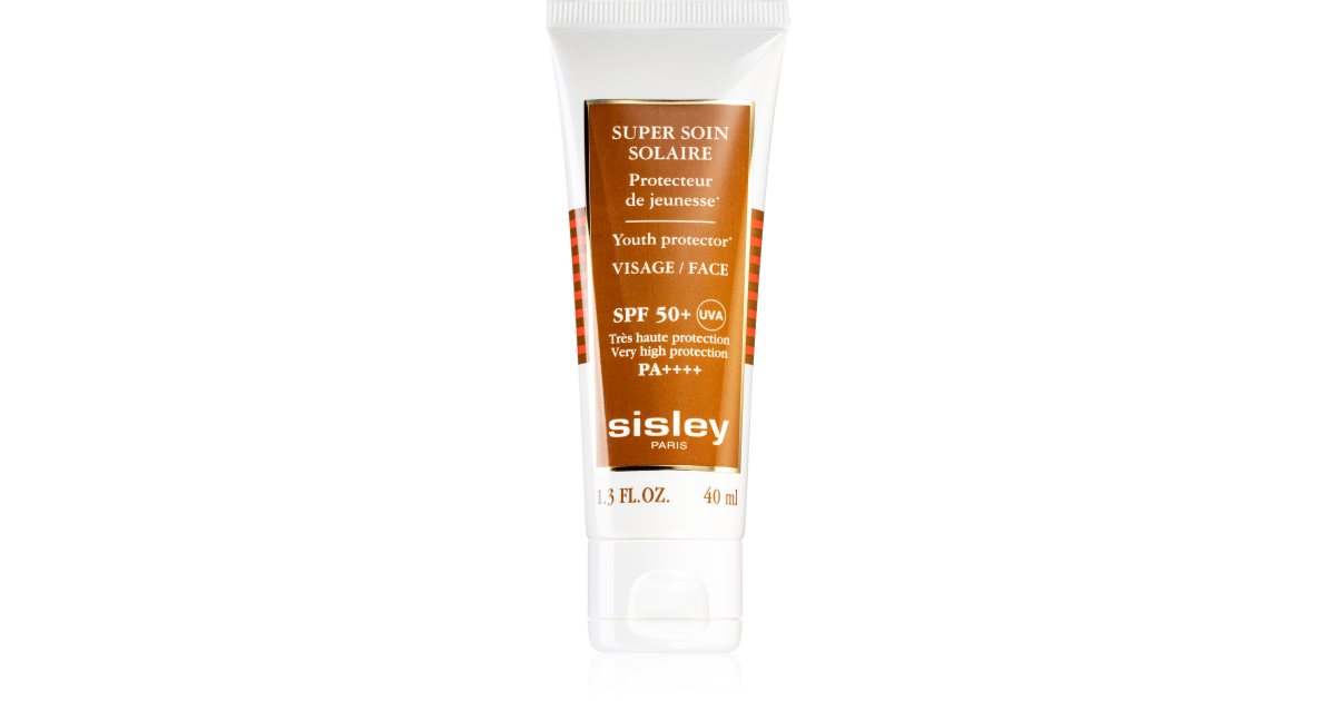 Sisley Super Soin Solaire Sun Visage waterproof face sunscreen SPF 50 ...