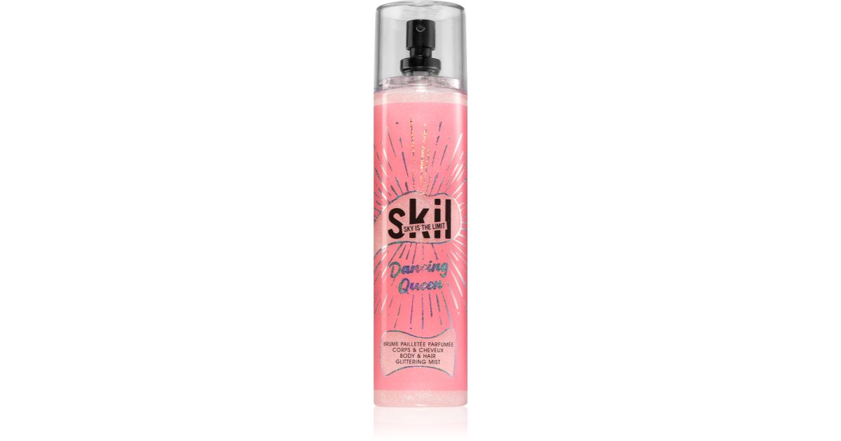 Skil Night Call Dancing Queen Spray Für Körper und Haar mit Glitzerteilchen