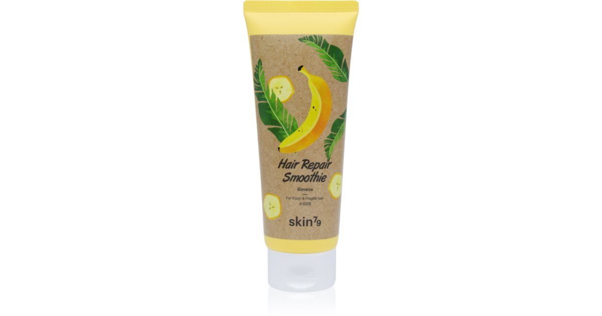 Skin79 Hair Repair Smoothie Banana máscara profundamente regeneradora ...