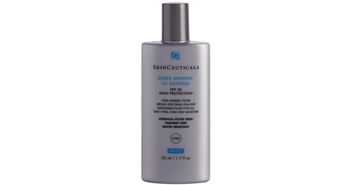 SkinCeuticals Protect Sheer Mineral Protective Face Fluid SPF 50 ...