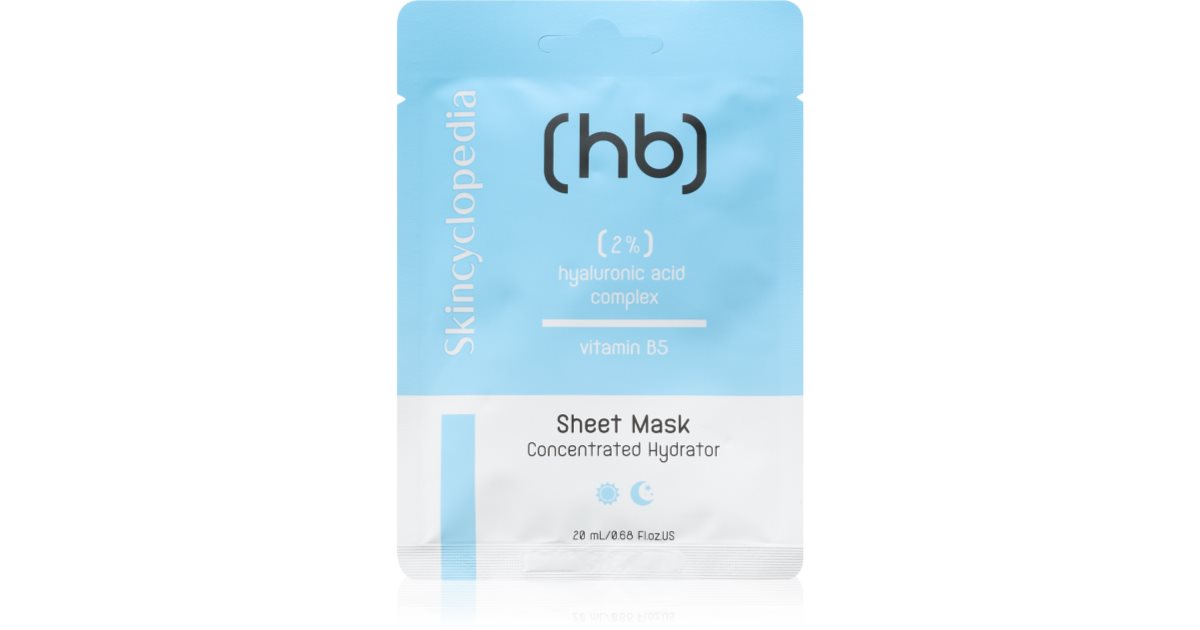 Skincyclopedia 2% Hyaluronic Acid Complex + Vitamin B5 sheet mask ...