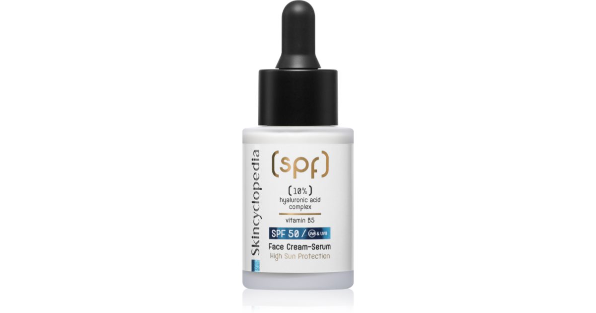 Skincyclopedia 10% Hyaluronic Acid Complex + Vitamin B5 Creme-Serum SPF ... Skincyclopedia 10% Hyaluronic Acid Complex + Vitamin B5 Creme-Serum SPF ...