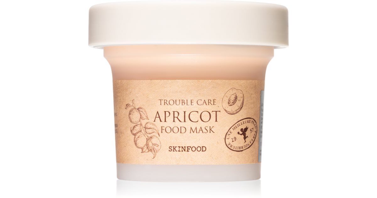 Skinfood Food Mask Apricot soothing mask for problem and oily skin ...