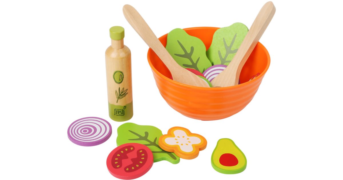 Small foot Wooden Salad Making Set toy set wooden | notino.co.uk