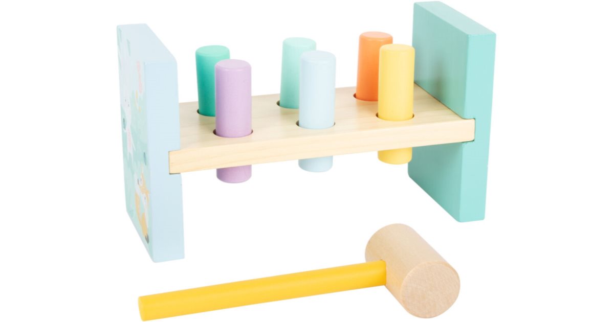Small foot by Legler Pastel Hammering Bench whacking toy | notino.co.uk